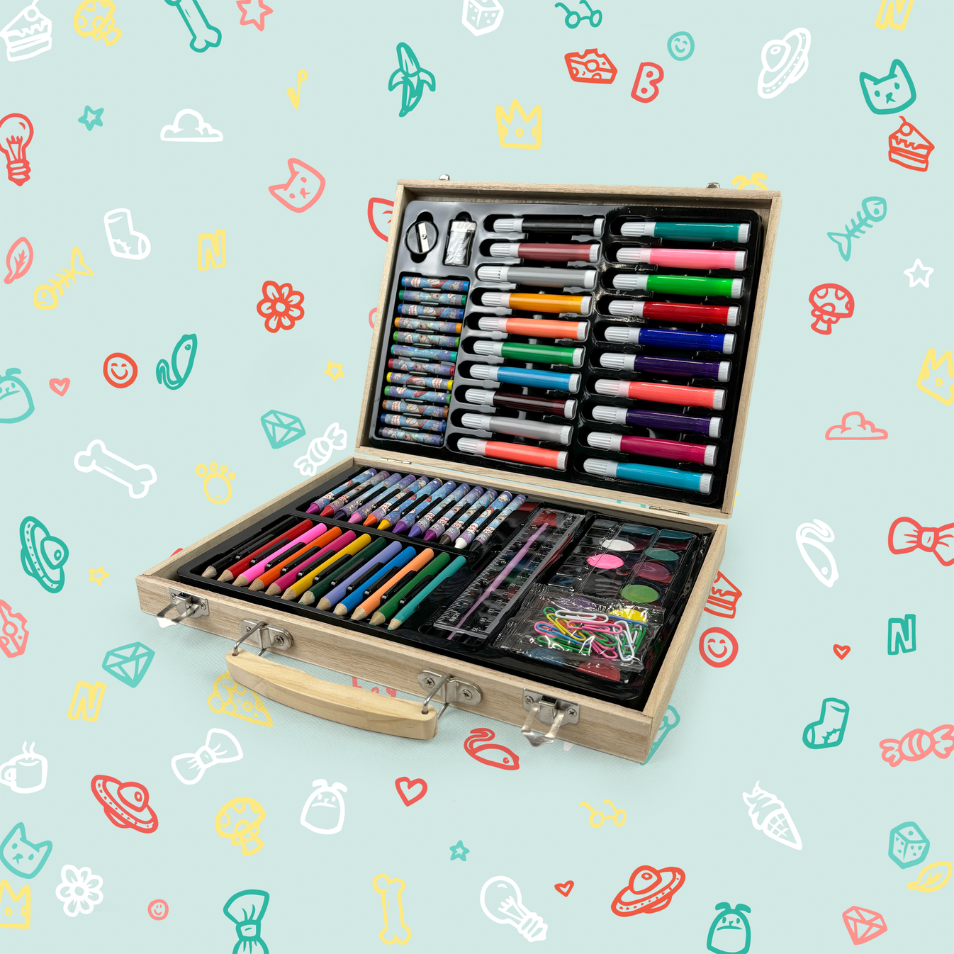 Coloring Set – Noodle and Bun