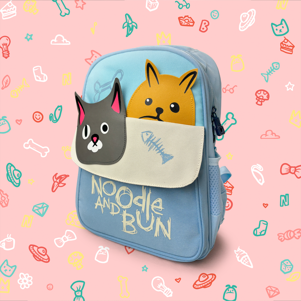 Kids Doodle Backpack - Blue – Noodle and Bun