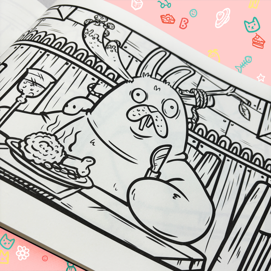 Coloring Book Vol. 1 – Noodle and Bun